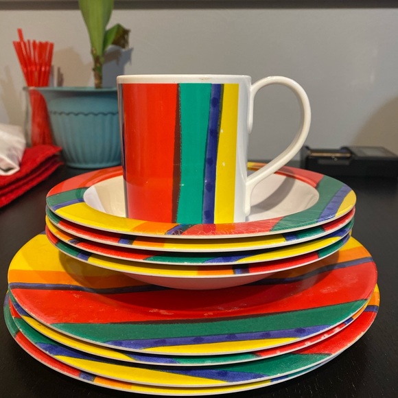 Zak Designs | Dining | Vintage Zak Designs Ceramine Dinner Set | Poshmark